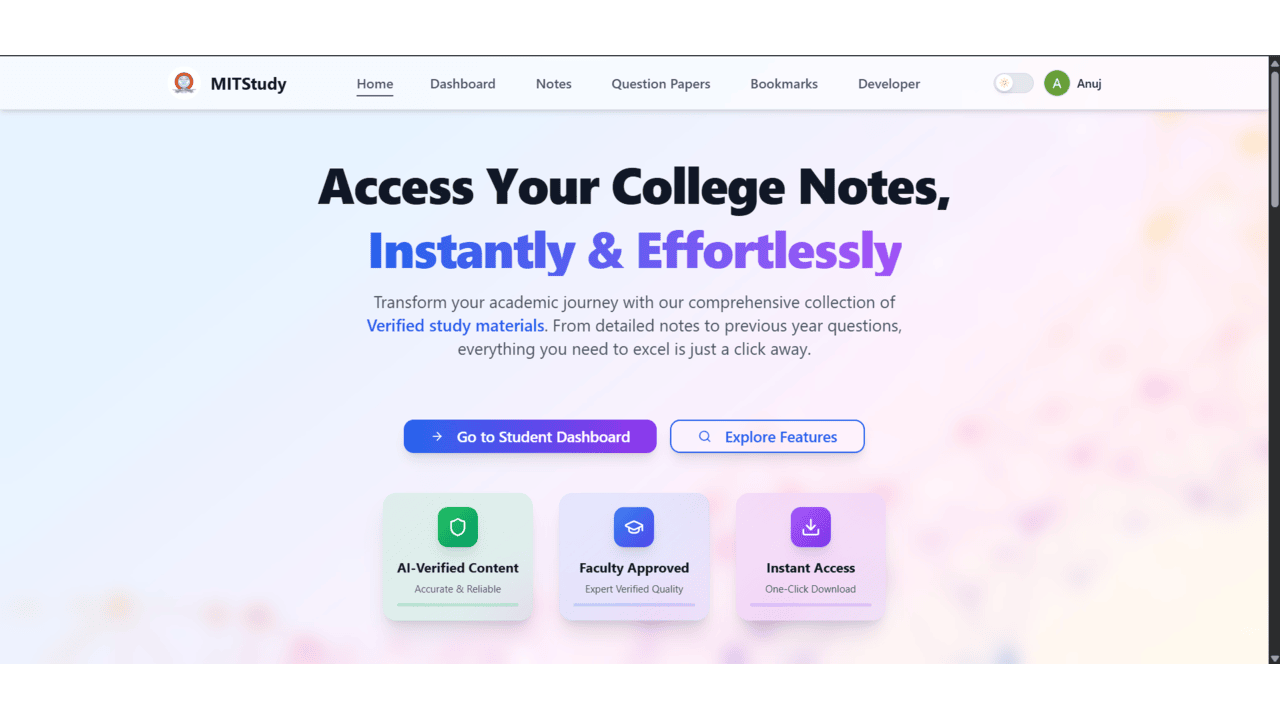 MITStudy | Official MITS-DU Academic Resources